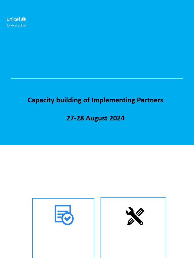 Slide Deck for Training of Implementing Partners 2024 (1) | PDF