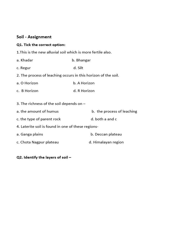 Soil Assignment | PDF