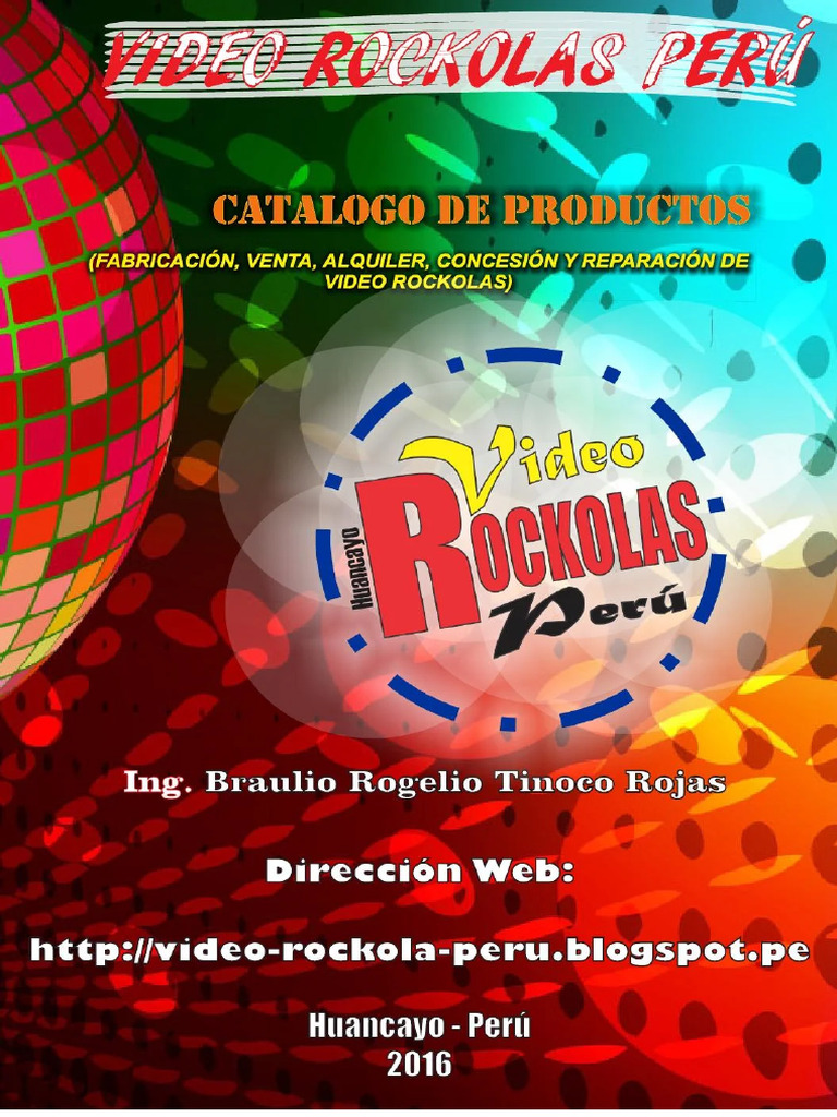 Catalogo Video Rockolas Peru 2016 | PDF