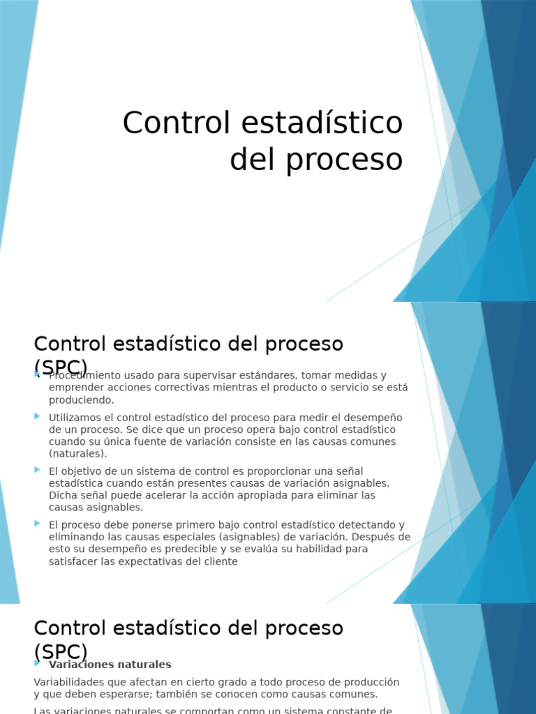 Control Estadistico | PDF