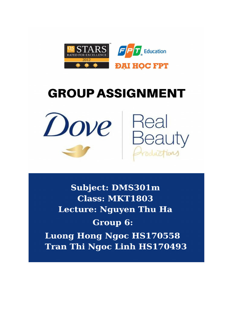 Tran Thi Ngoc Linh - Luong Hong Ngoc - MKT1803 - Group Work Assignment ...