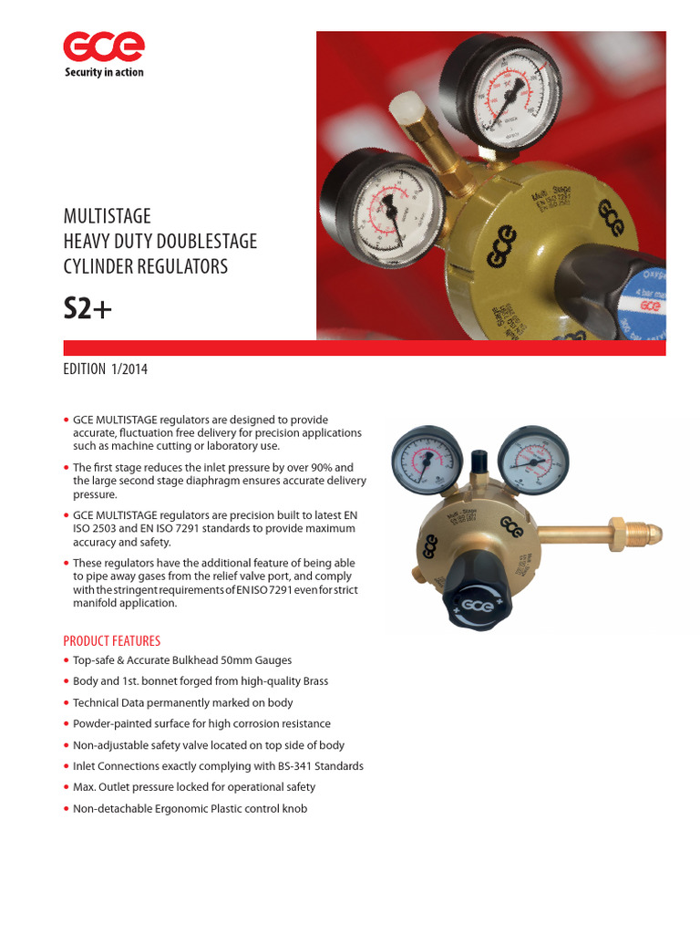 GCE Heavy Duty Regulator | PDF | Valve | Brass
