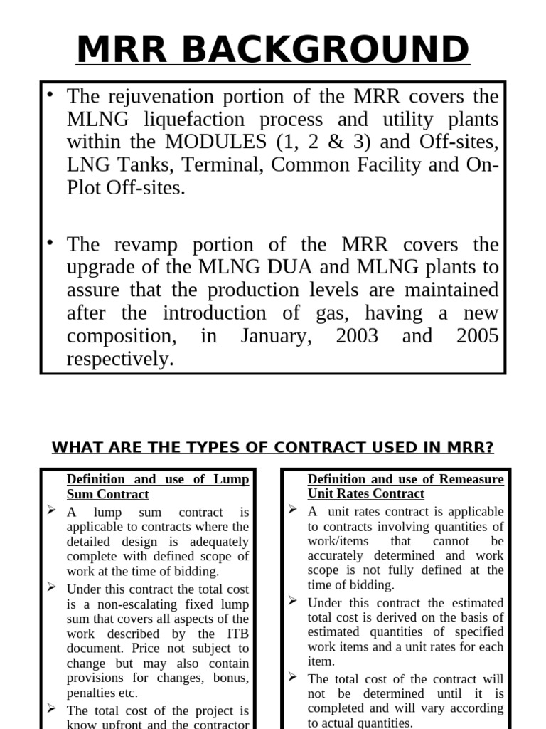 Mrr Background | PDF