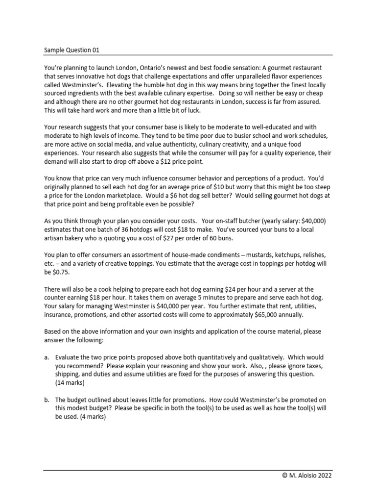 MOS 2320b Final Exam Preview Questions | PDF