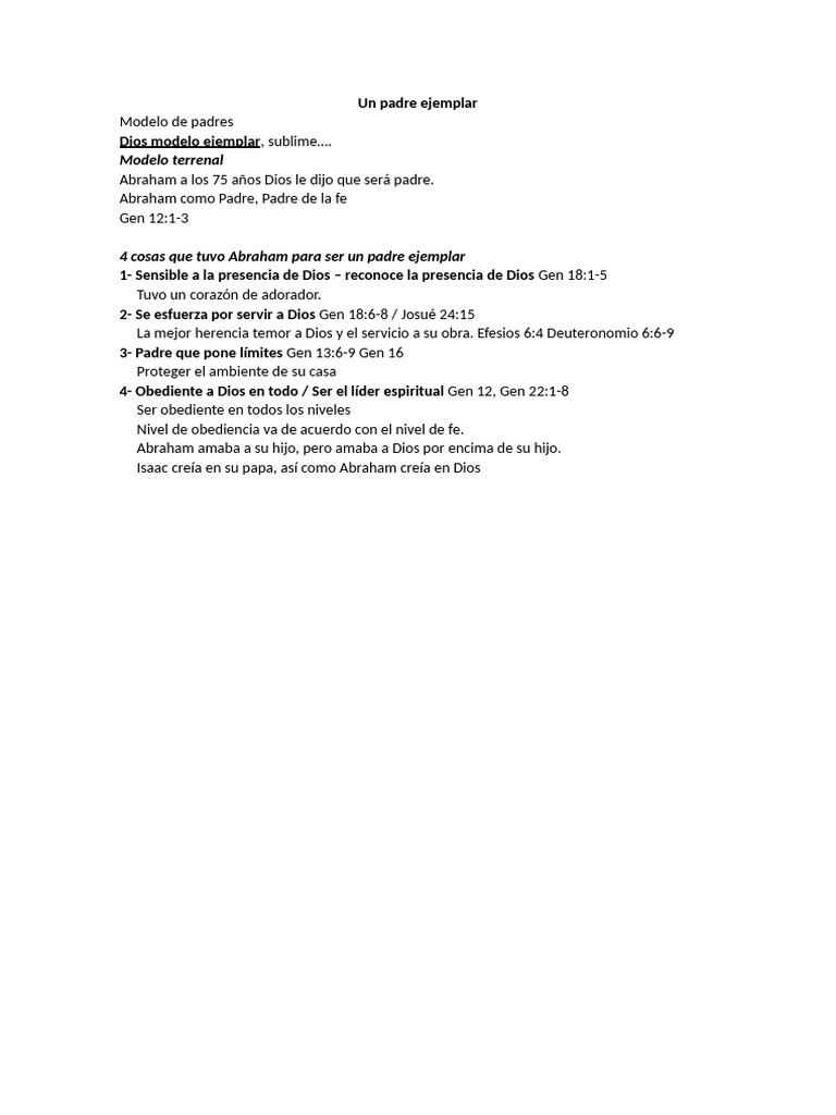 Un Padre Ejemplar | PDF