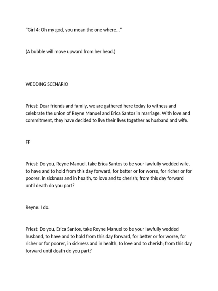 Role play script | PDF