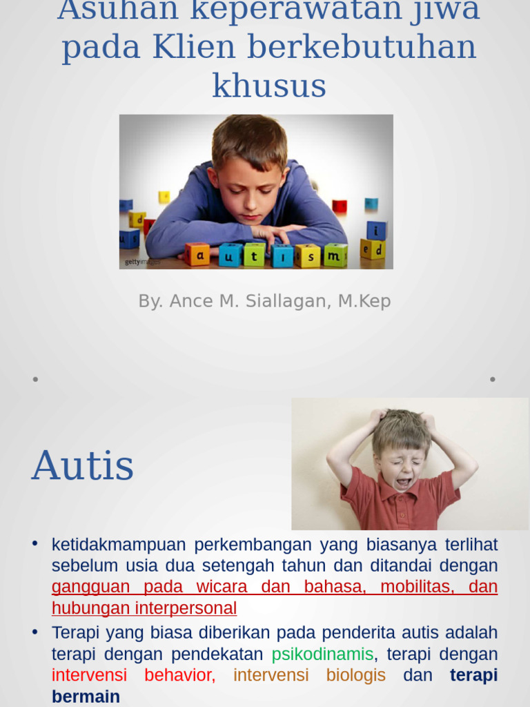 Asuhan Keperawatan Jiwa ABK | PDF