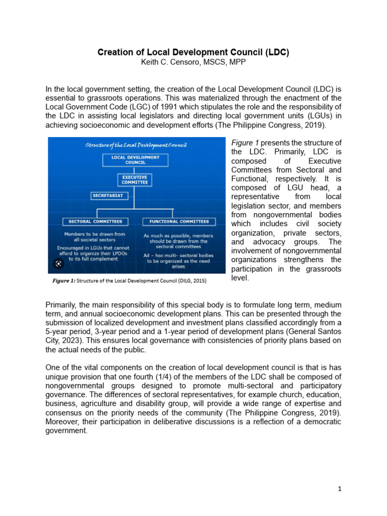 Local Development Council: Structure & Impact | PDF | Governance ...