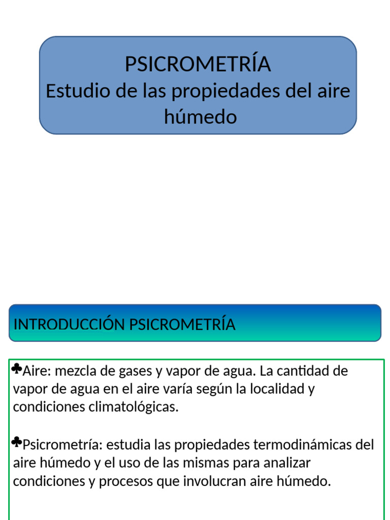 11c Psicrometra | PDF