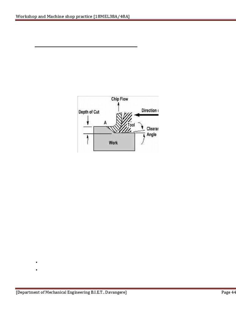 Machine Shop Note1 | PDF