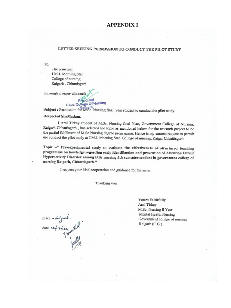 4 Appendix i All Letter | PDF