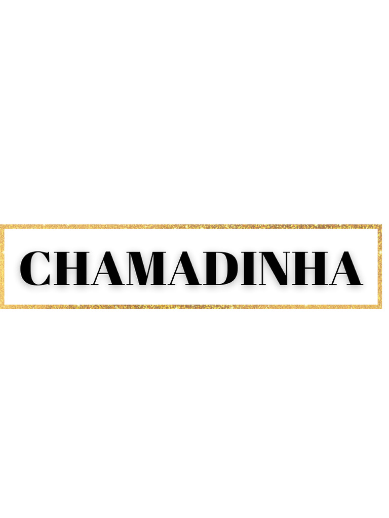 CHAMADINHA | PDF