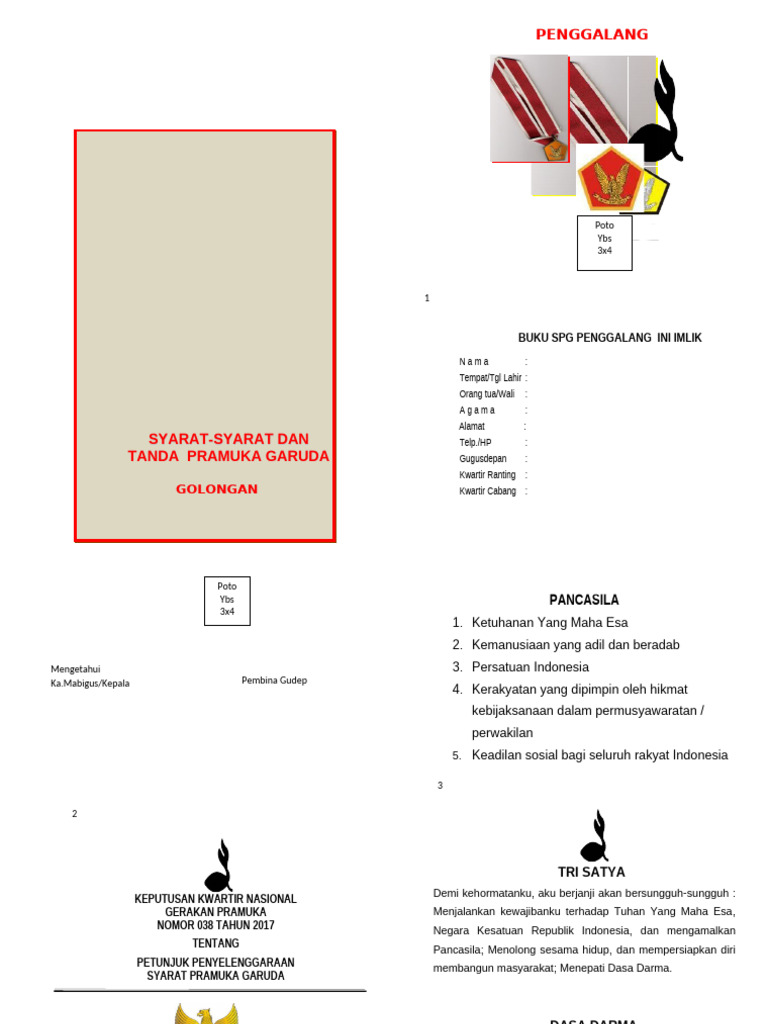 Spg. Garuda Penggalang 2024 | PDF