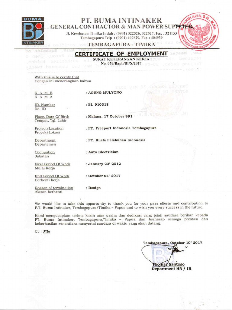 Agung Mulyono CV 2023-12 | PDF