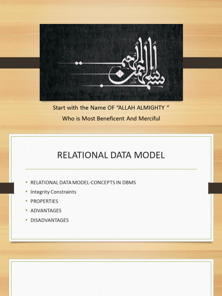 Relational Data Models | PDF Relational Data Models | PDF