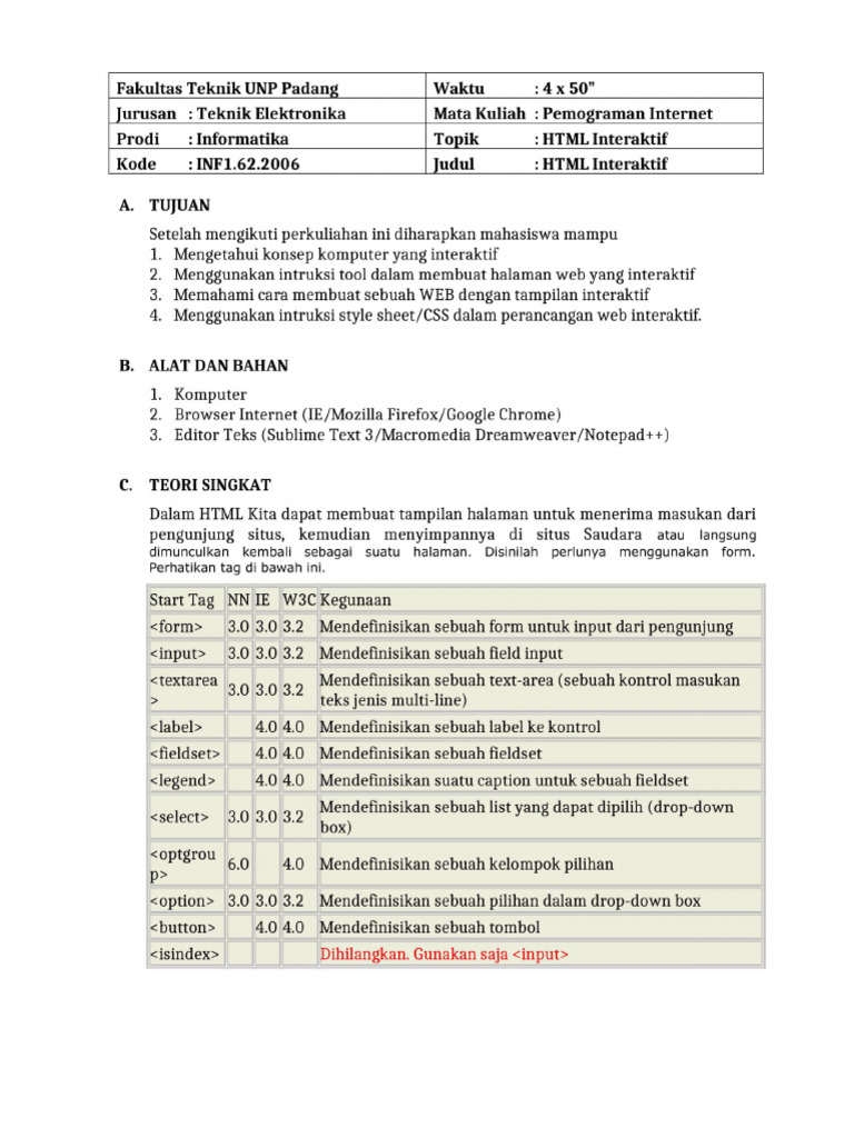 Jobsheet 3 | PDF