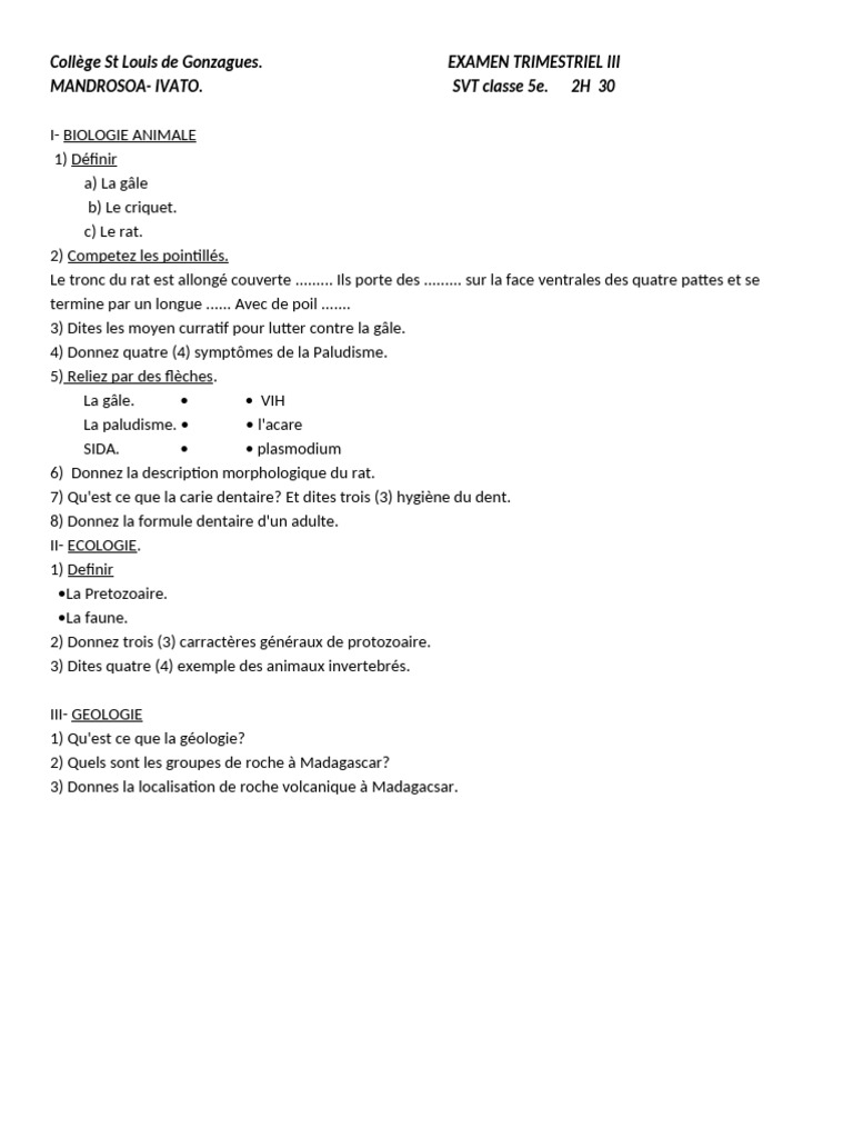 SVT 5e Trim LLL | PDF