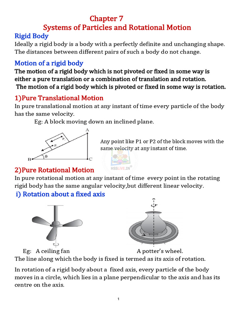 System of Particles | PDF