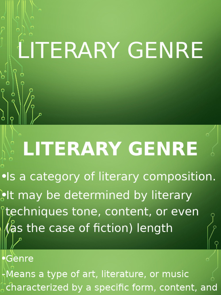 Literary Genre | PDF