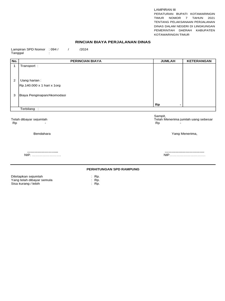 CONTOH SPD Lebih DR 8 Jam (Utk Sekolah) | PDF