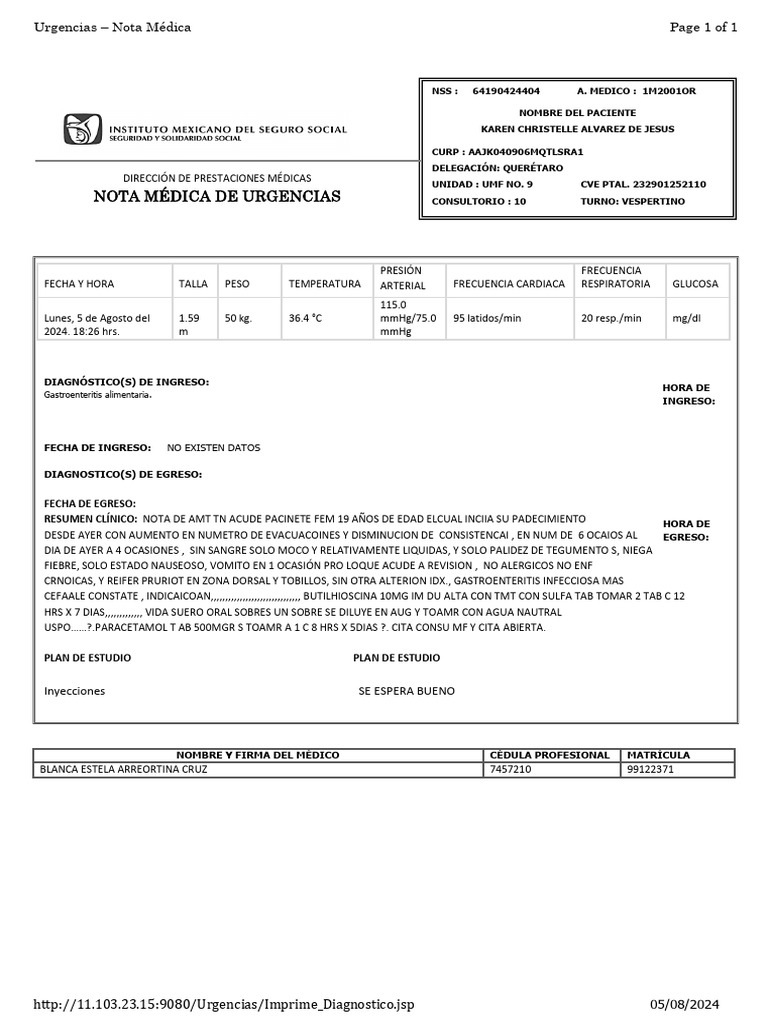Copia de receta-IMSS Editable | PDF