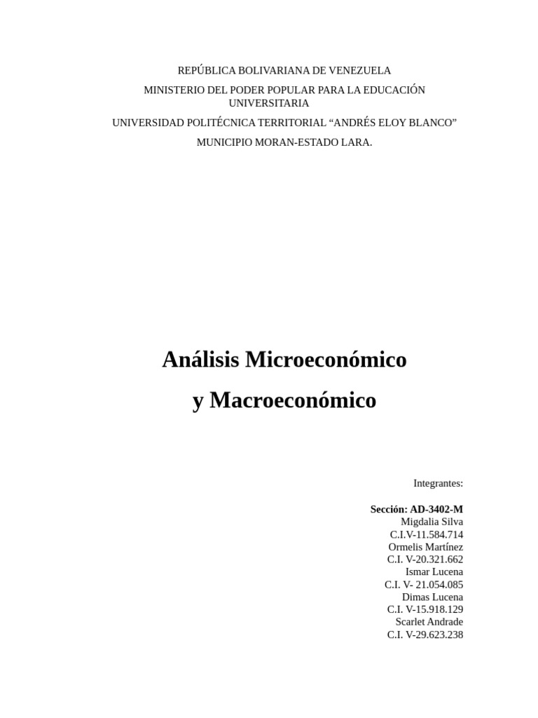 Informe Micro y Macro Del Sistema Financiero (Autoguardado) | PDF | Marketing | Negocios