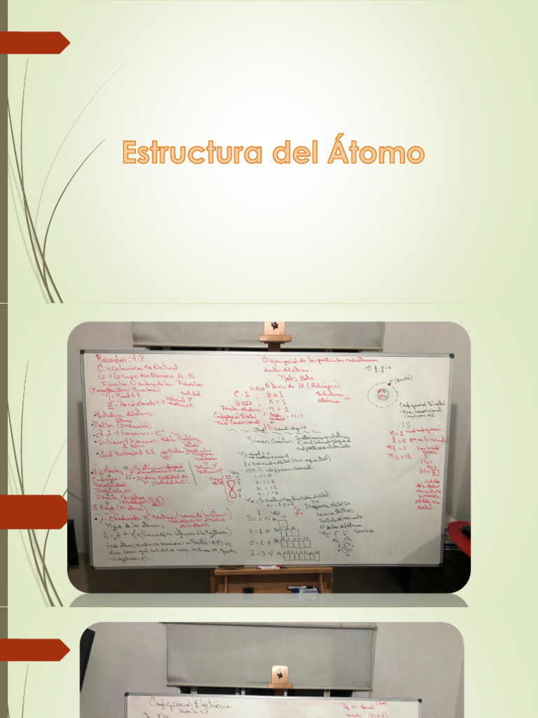 Pizarra Estructura Atomo | PDF