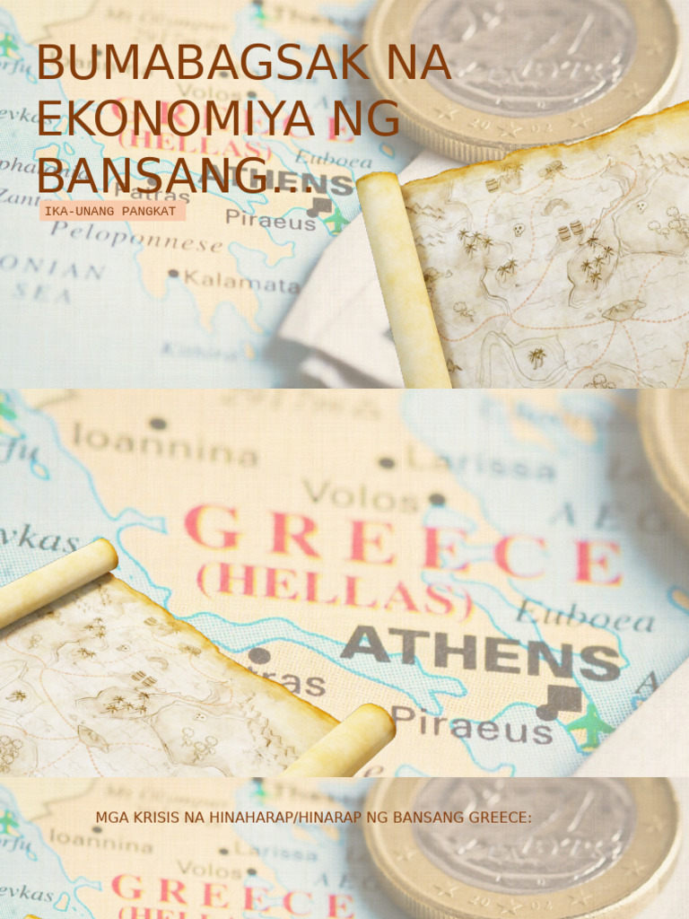 Bumabagsak Na Ekonomiya NG Bansang Greece | PDF