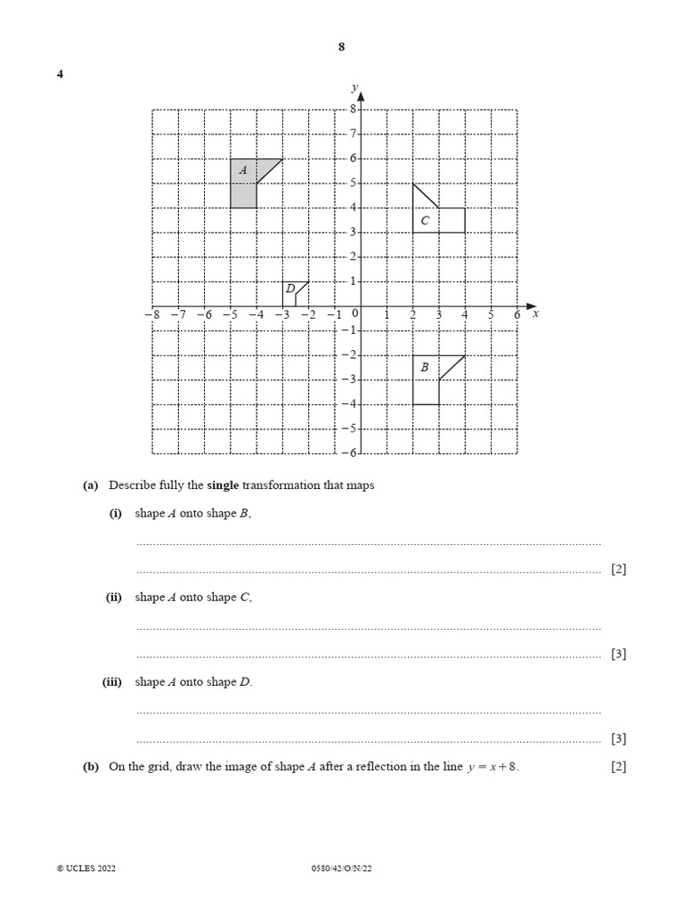 Transformation Worksheet | PDF