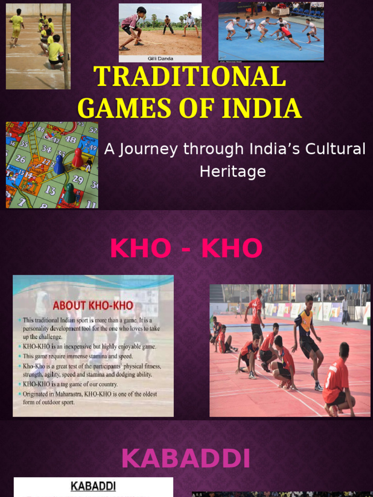 Traditional Games of India | PDF