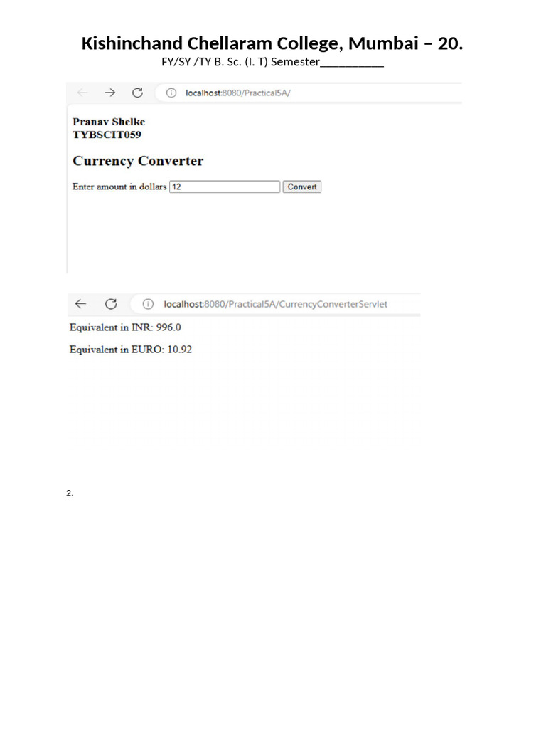 Pranav Prac 5 JAVA | PDF