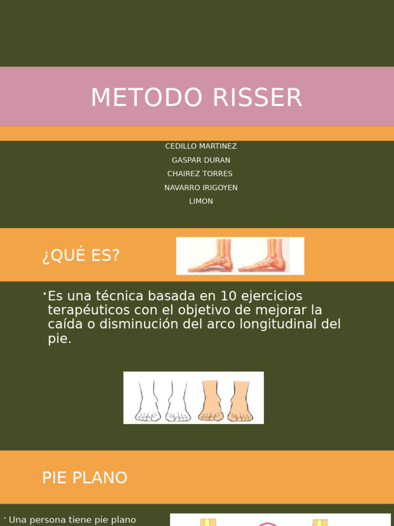 Metodo Risser - PPTX 011613 | PDF