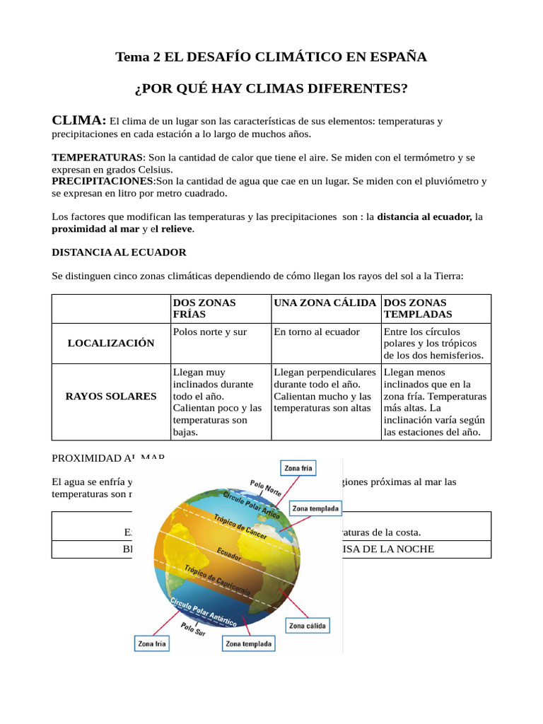 El Clima 2 | PDF