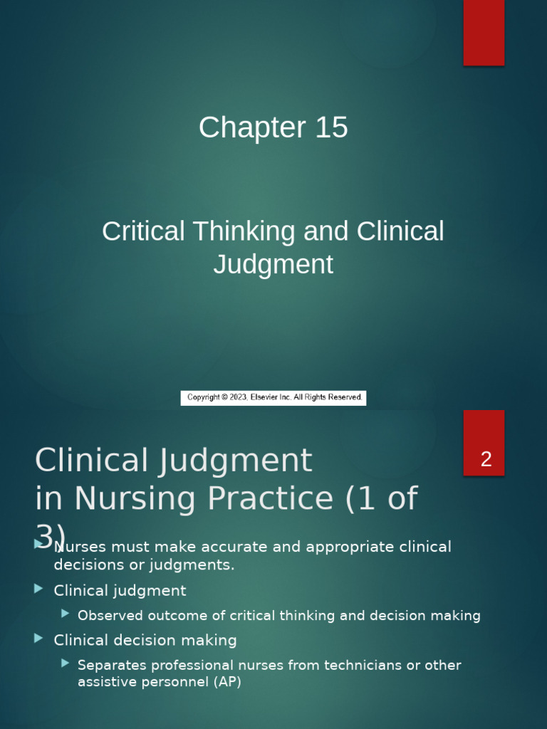 Chapter - 015 Critical Thinking | PDF
