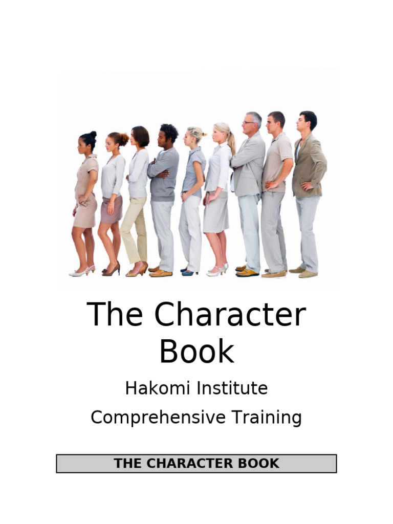 The Character Book 2015 8.5 X 11 For Printing | PDF