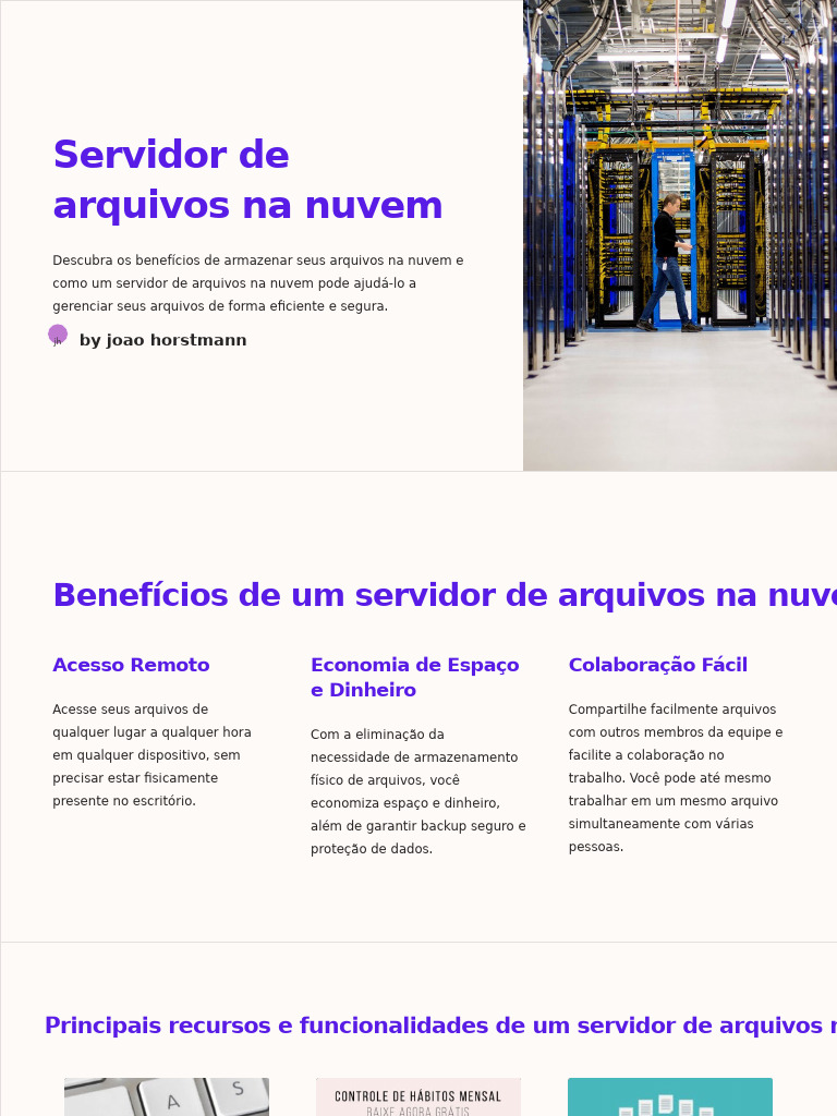 Servidor de Arquivos Na Nuvem | PDF