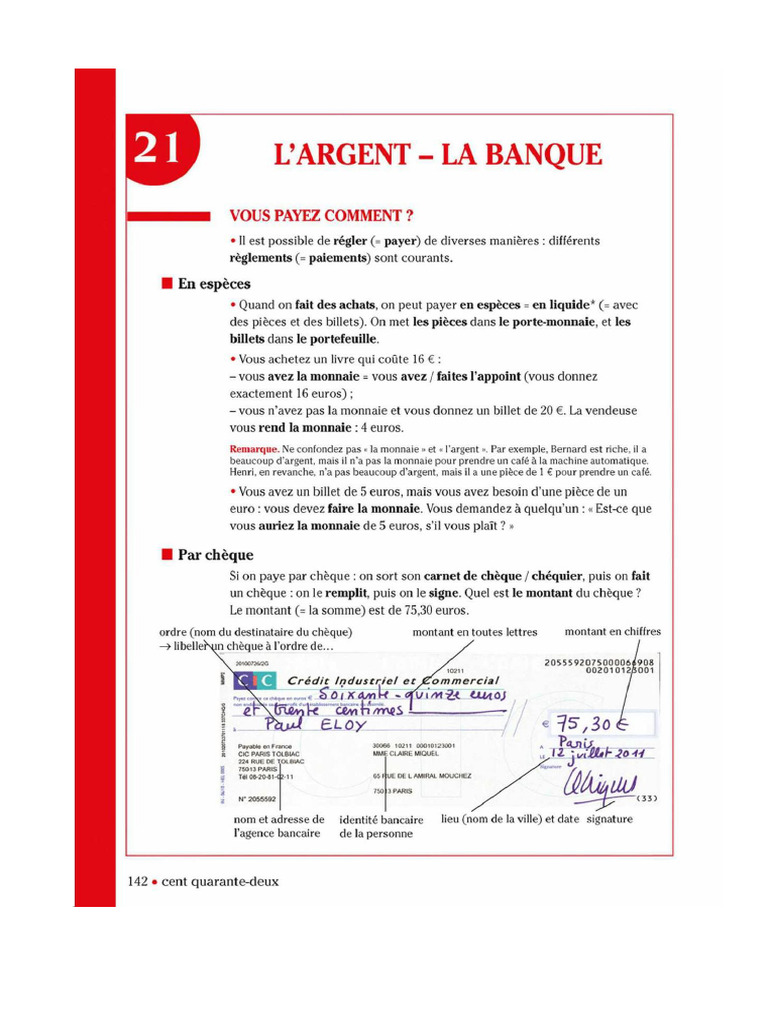 L Argent - La Banque | PDF