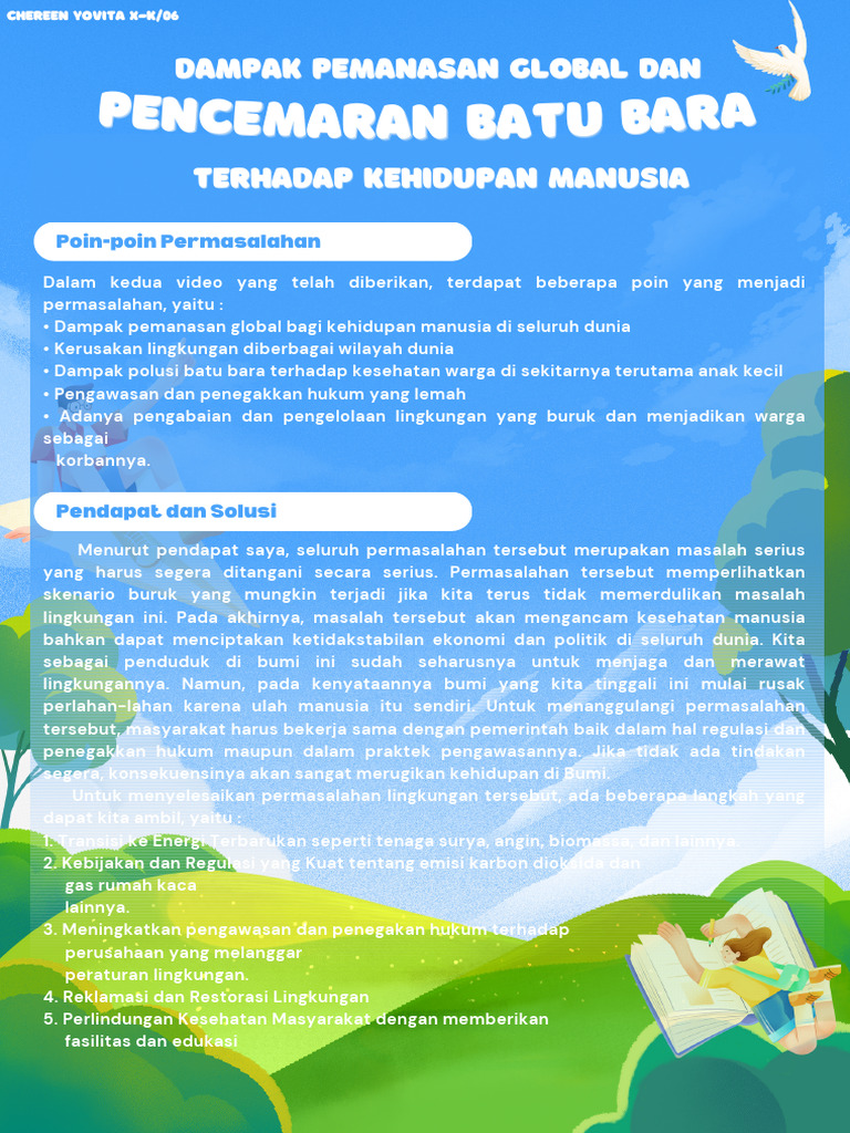 Poster Infografis Stop Perundungan Ilustratif Biru Dan Hijau - 20240527 ...