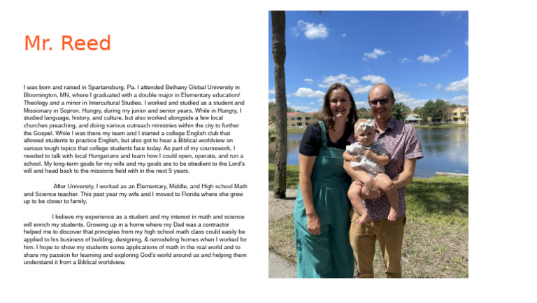 Mr. Reed | PDF