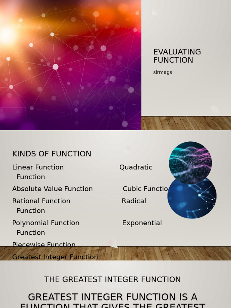 Evaluating Function Pdf