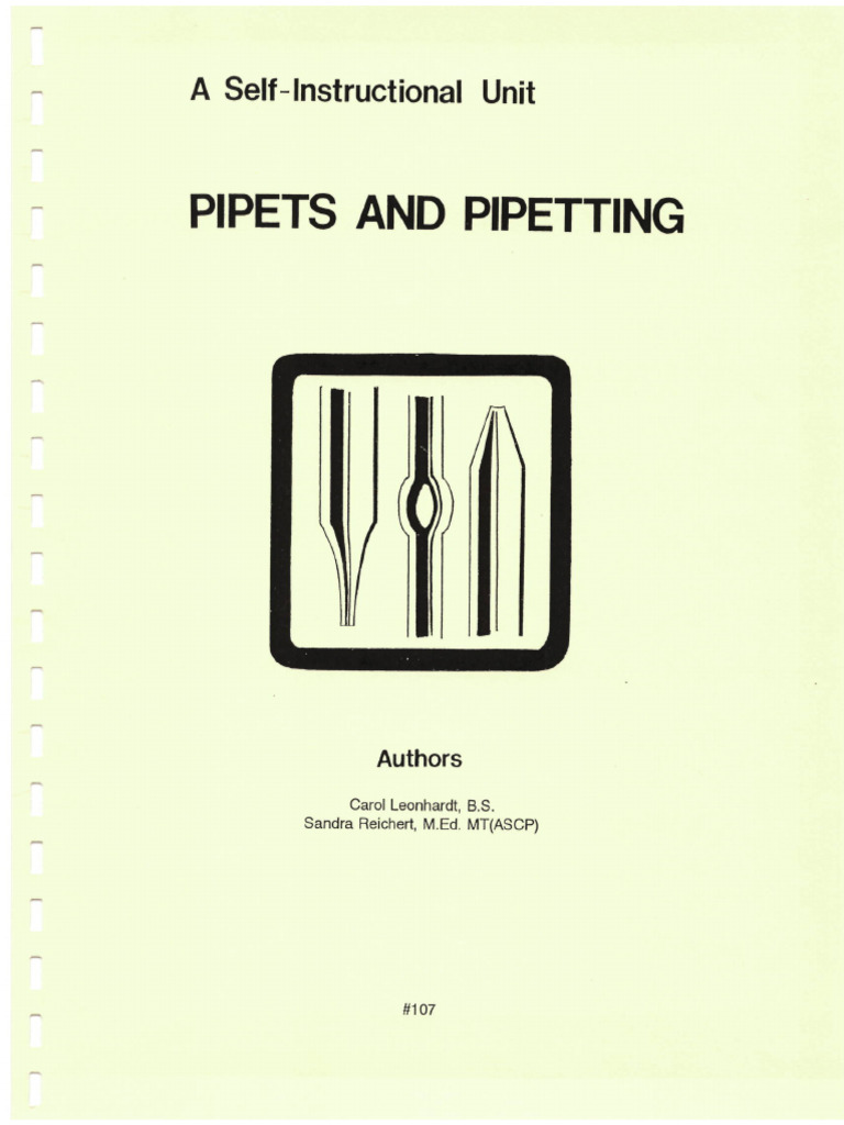 Pipets | PDF