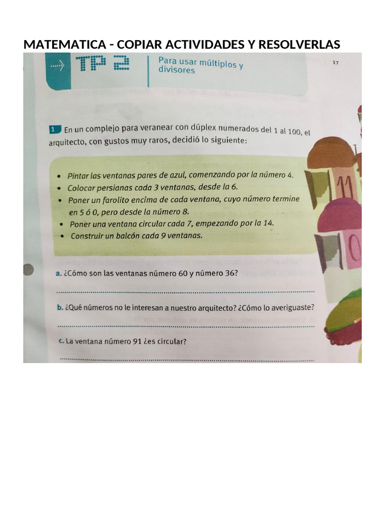 Matematica Multiplos y Divisores | PDF