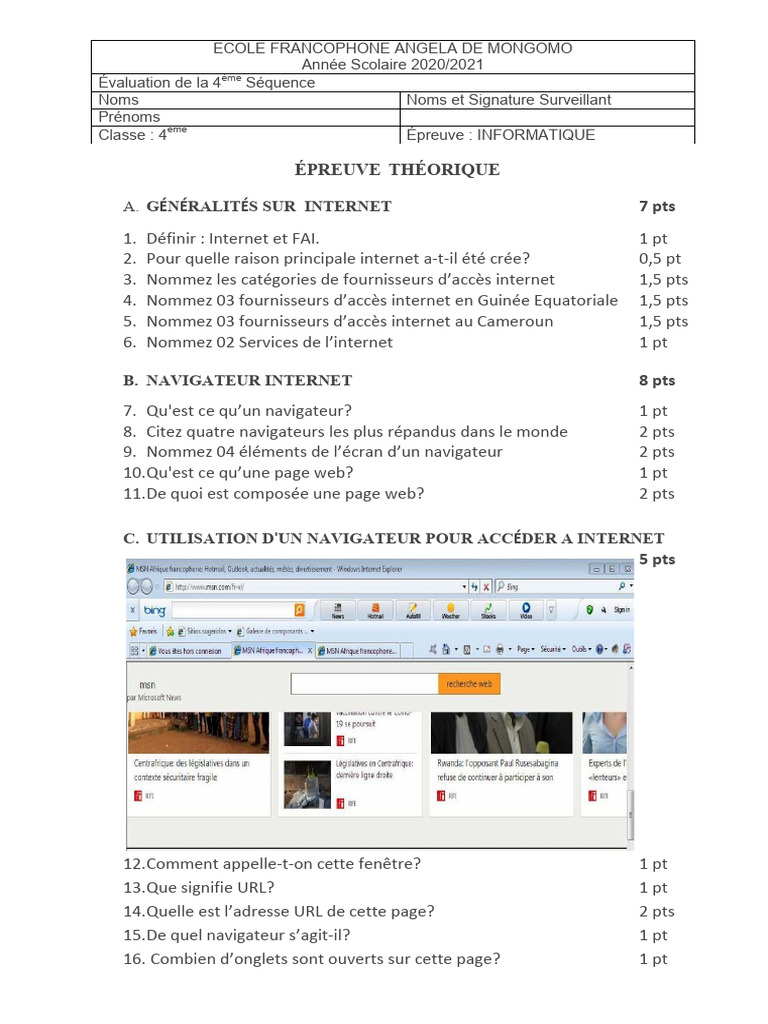 4eme Sequence 4eme 2020 2021 | PDF