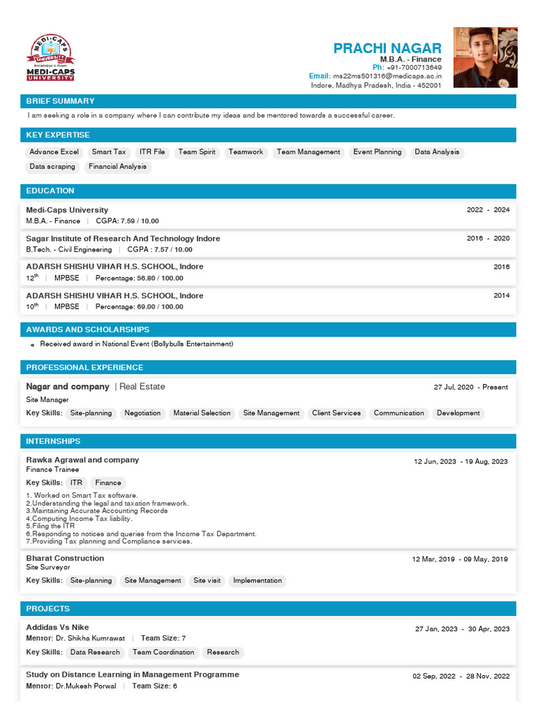 Prachi Nagar: Brief Summary | PDF