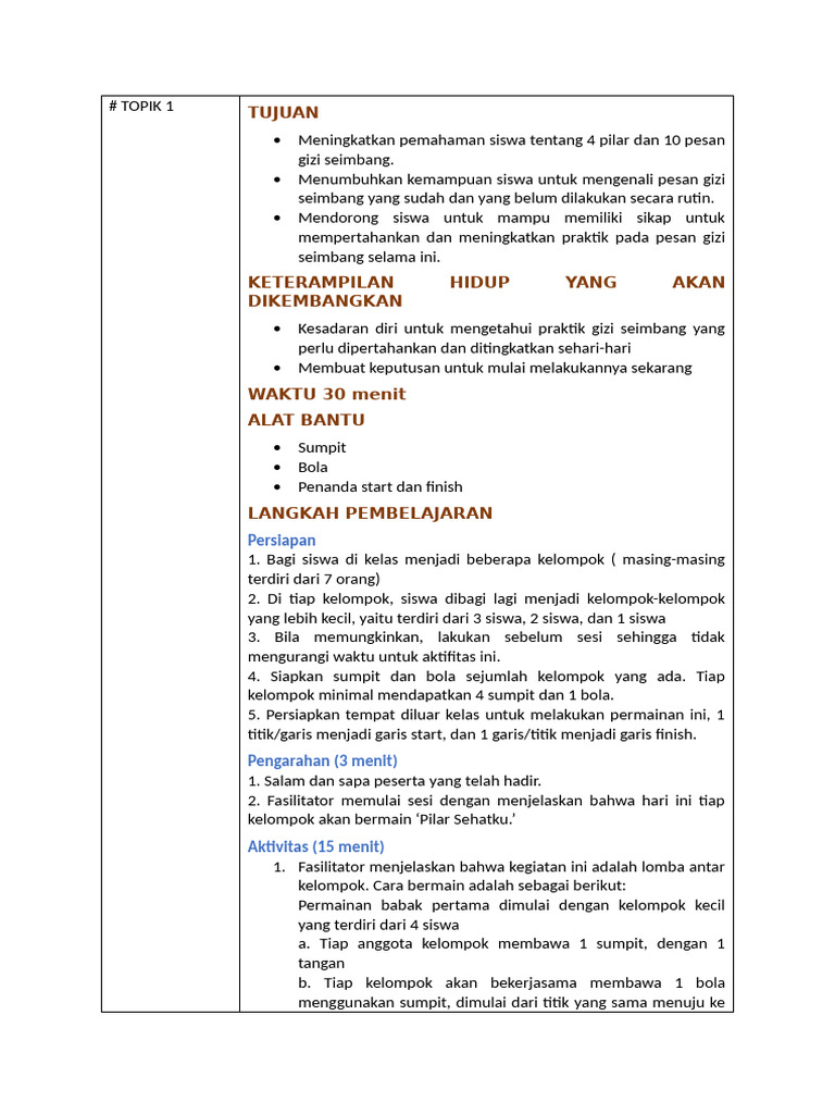 TOPIK 1 Dan Topik 2 Aksi Nyata | PDF