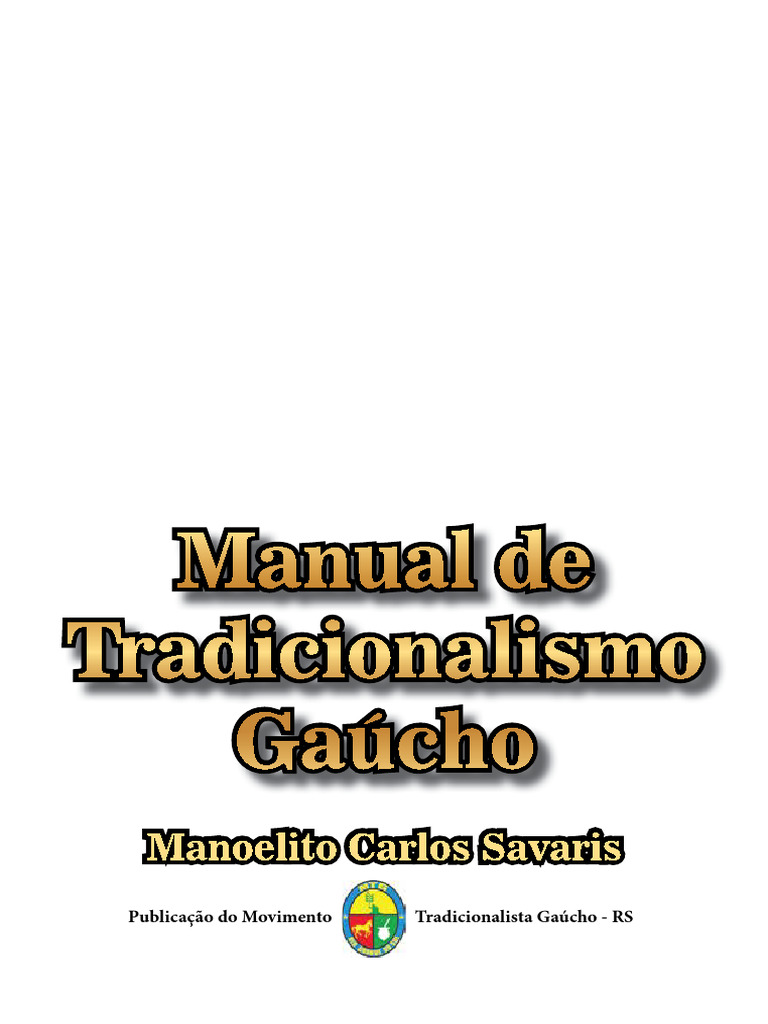 1.manual de Tradicionalismo Gaucho - 2 Edicao | PDF