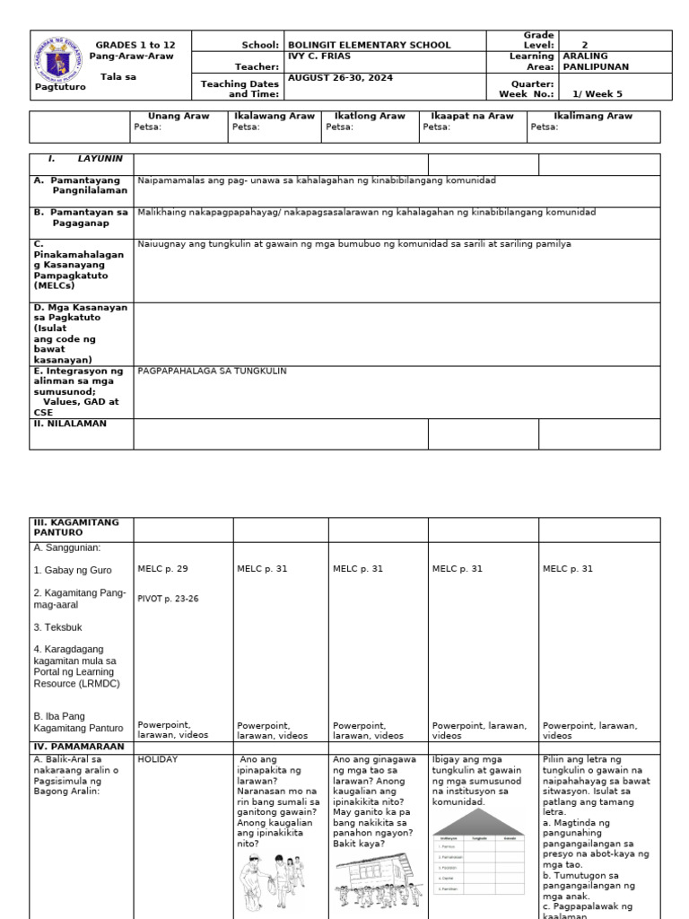AP 2 Quarter 1 WK5 | PDF