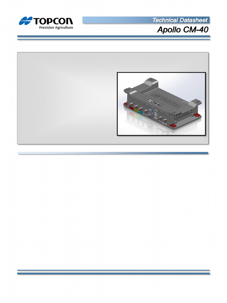Apollo Master CM-40 | PDF