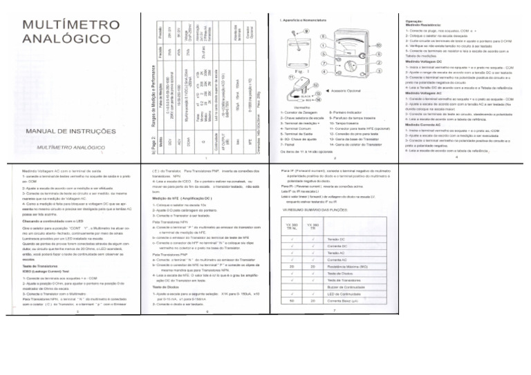 Manual Multimetro | PDF