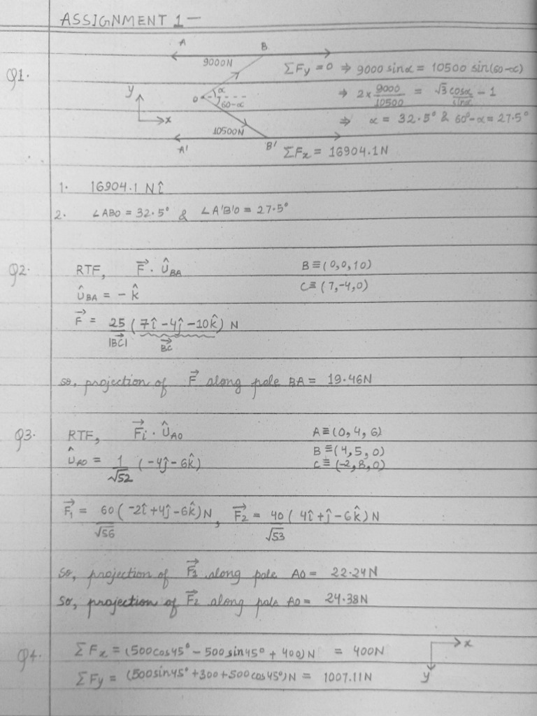 EM Assignment1 Solution | PDF